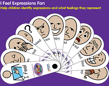 I Feel Expressions Fan - Inprint Educational