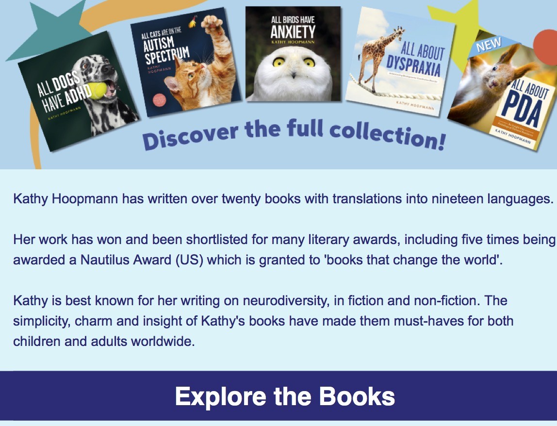 5 Book Collection of Kathy Hoopmann Award-Winning Neurodiversity Titles ...