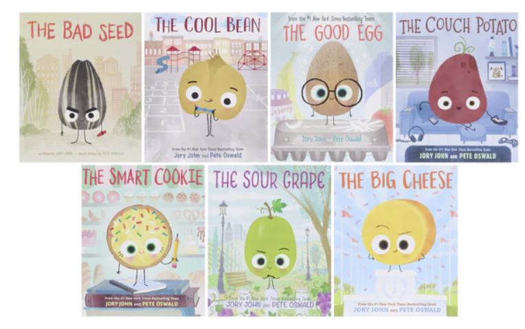 The Food Group Series By Jory John Illustrated 7 Picture Books ...